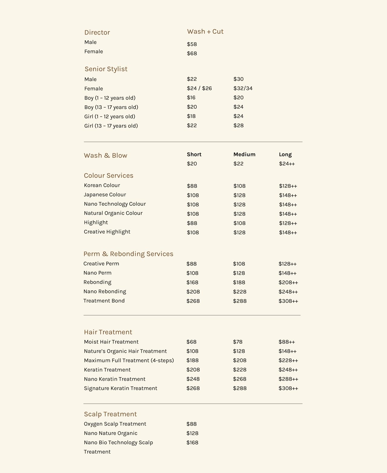 Services | Professional Hair Salon - Modu Hair Pro