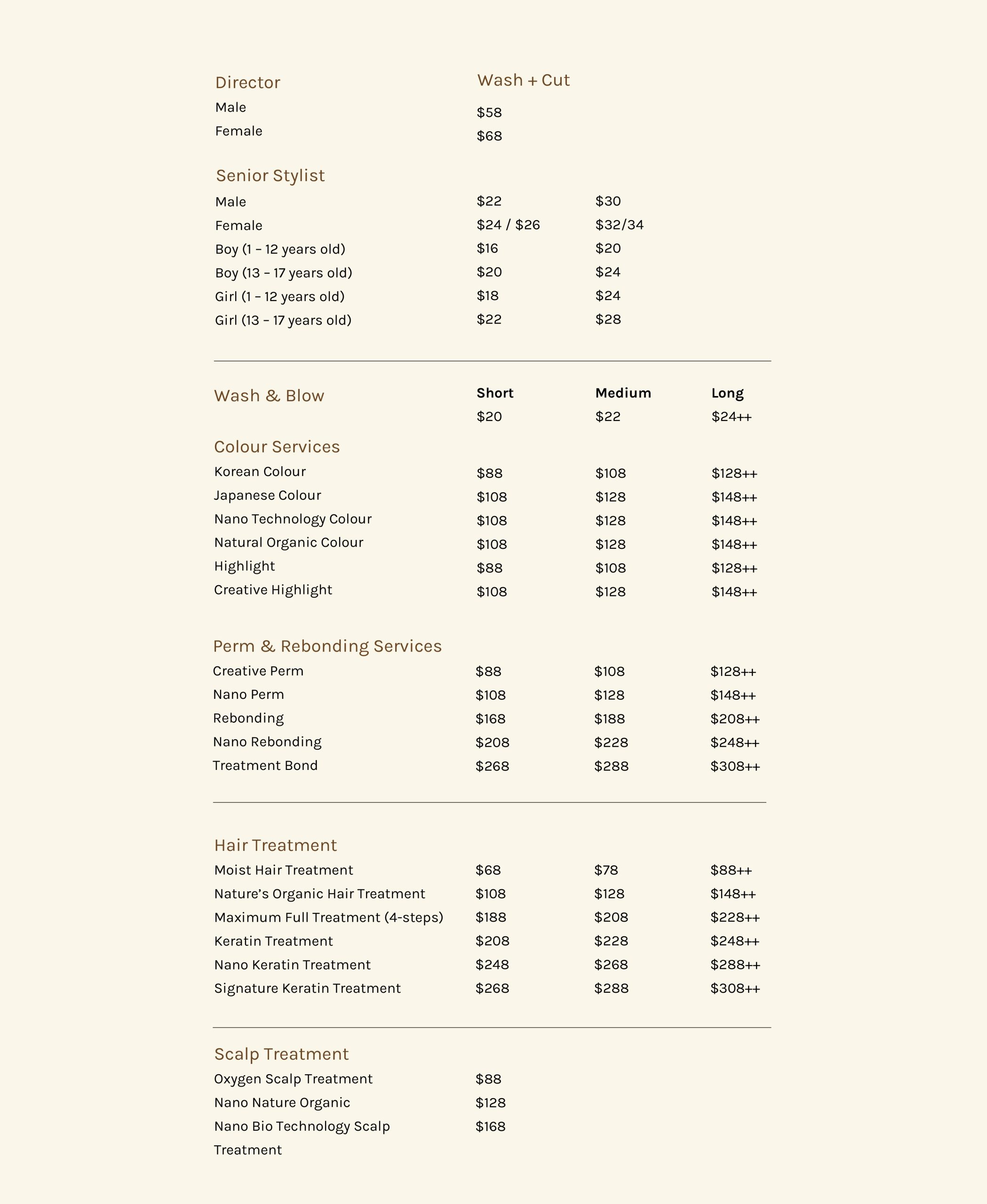 Services | Professional Hair Salon - Modu Hair Pro