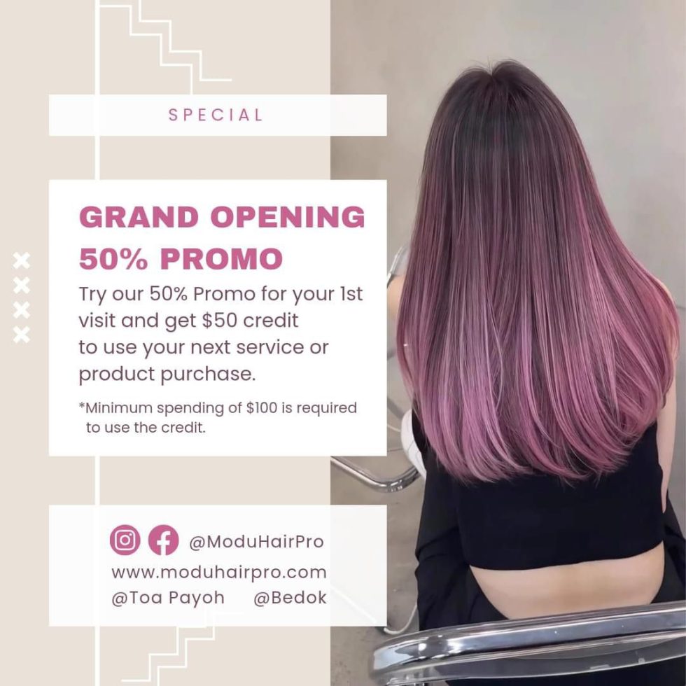 Singapore Salon Full Hair Treatment - Modu Hair Pro